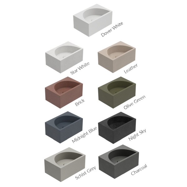 Stone Sink | Bathroom Basin | Claybrook Ayla Wall Hung Basin - The ...