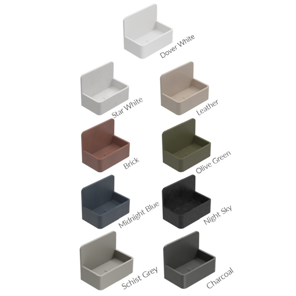 Stone Basin | Claybrook Apollo Wall Hung Basin - The Kitchen Hub