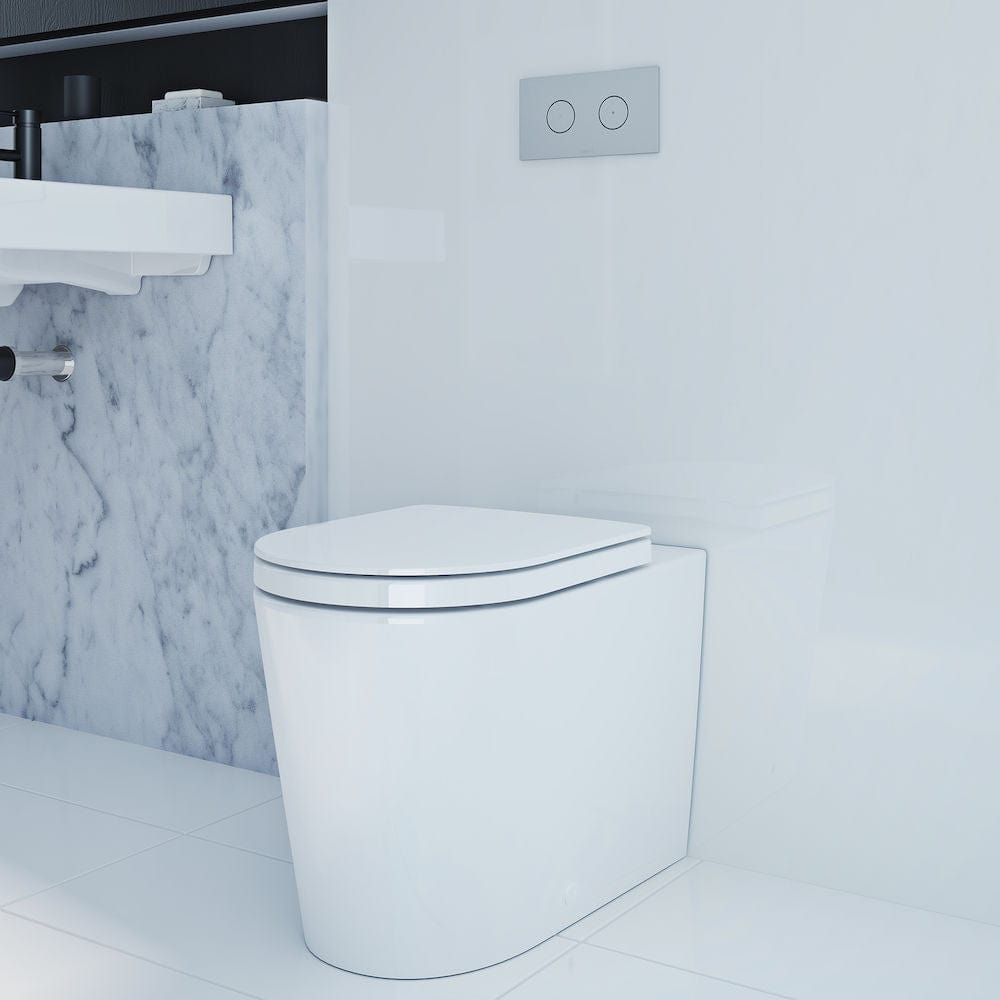 Caroma Liano Invisi Series II Wall Faced Toilet Suite | Floor Mounted ...