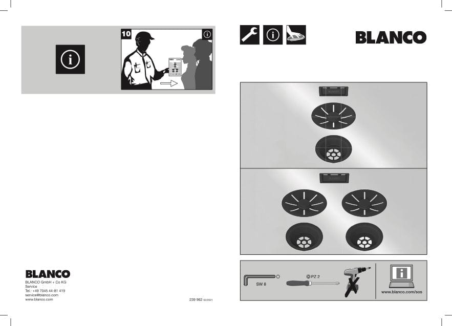 Blanco Double Bowl Basket Waste Kit | Matte Black - The Kitchen Hub