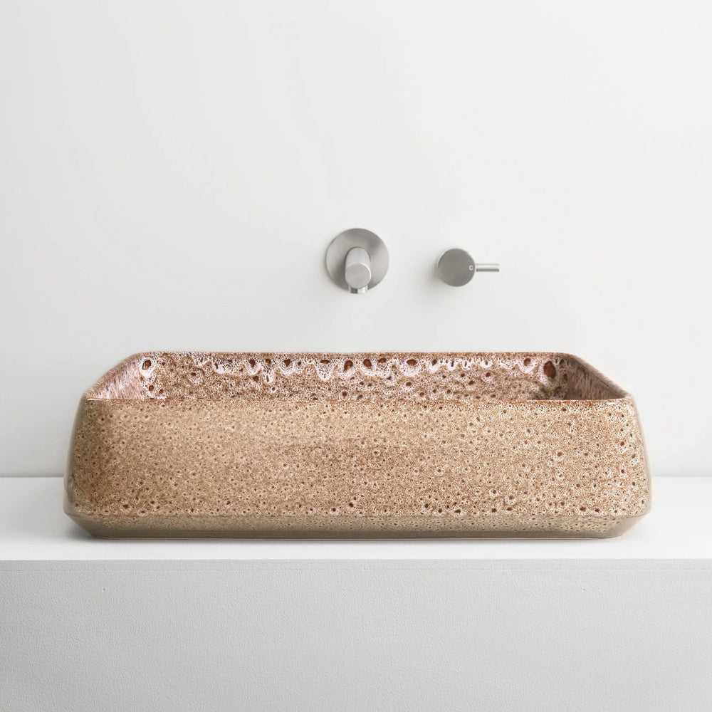Robert Gordon Kiln 515 Rectangle Vessel Basin | White Ochre - The ...