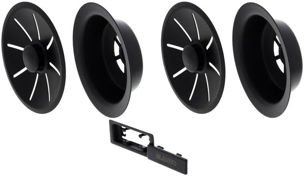 Blanco Double Bowl Basket Waste Kit | Matte Black - The Kitchen Hub