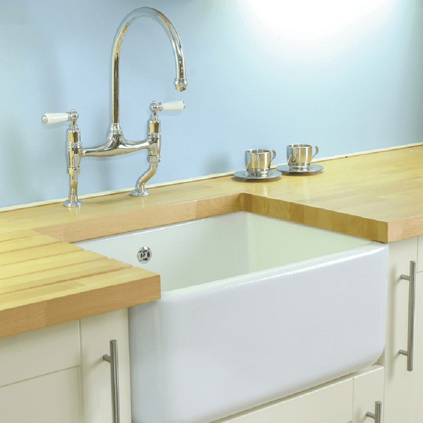 Shaws Classic 600 Butler Sink | Fireclay Kitchen Sink - The Kitchen Hub