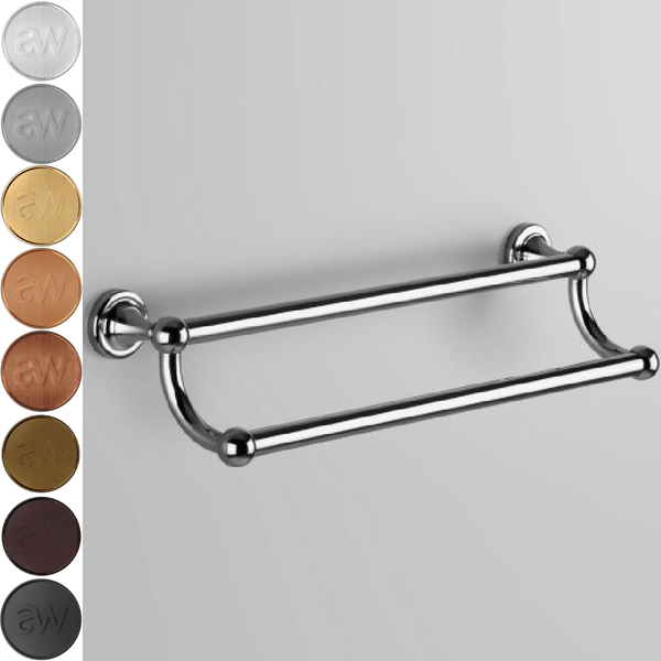 Astra Walker Olde English Double Towel Rail 600mm - The Kitchen Hub