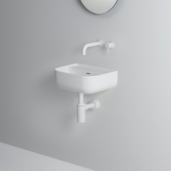 United Products Orlo Wall Mount Basin | Solid Surface Basin - The ...