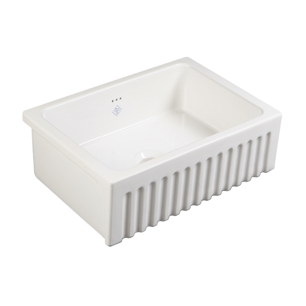 Shaws Bowland 600 Butler Sink | Fireclay Kitchen Sink - The Kitchen Hub