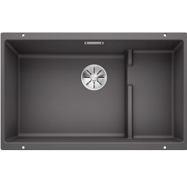Blanco Silgranit Subline 700-U Level 700 x 400mm Rock Grey - The ...