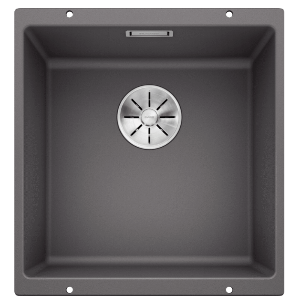 Blanco Silgranit Undermount Single Bowl 400 x 400mm White - The Kitchen Hub