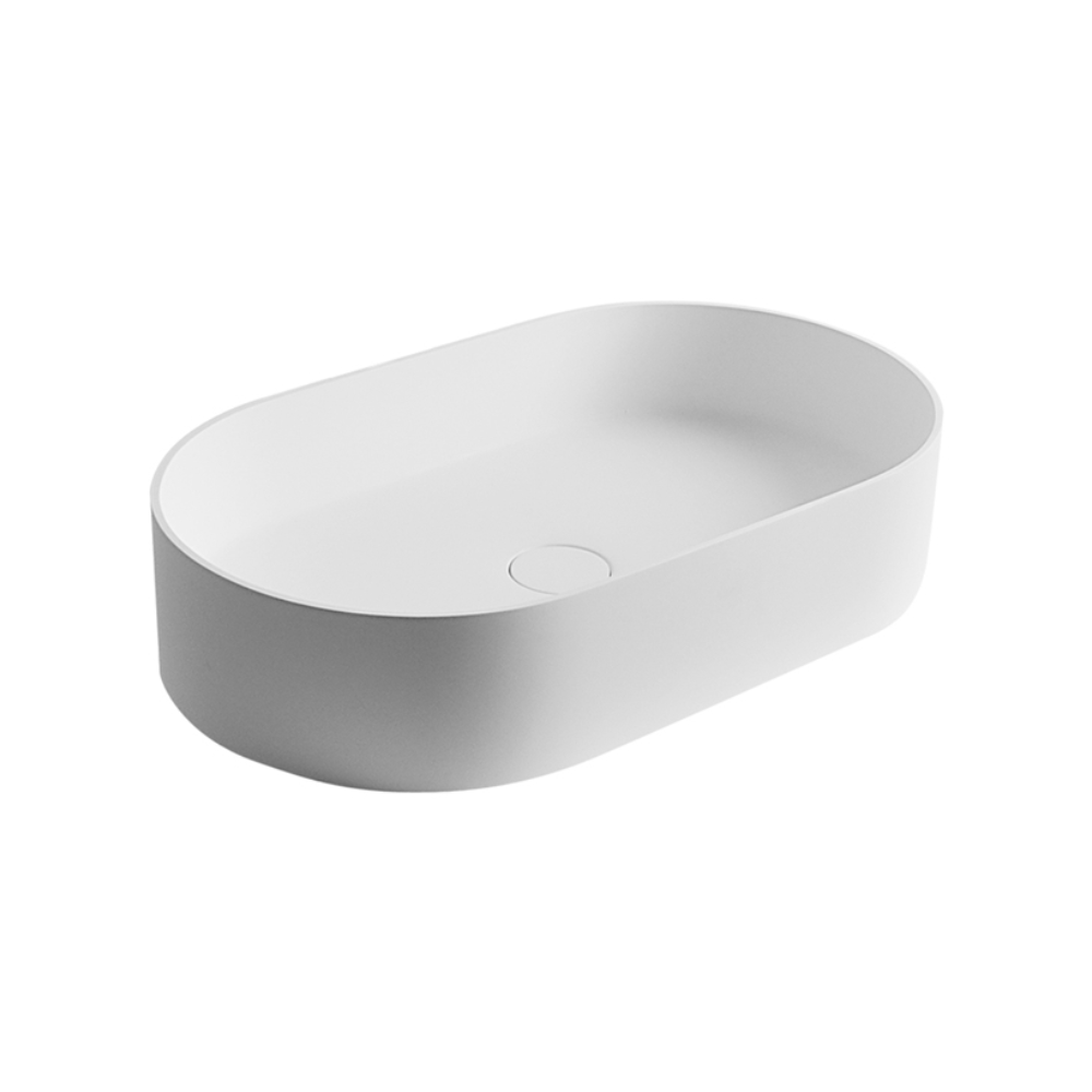 Super-Thin Pill Oval Vessel Basin - The Kitchen Hub