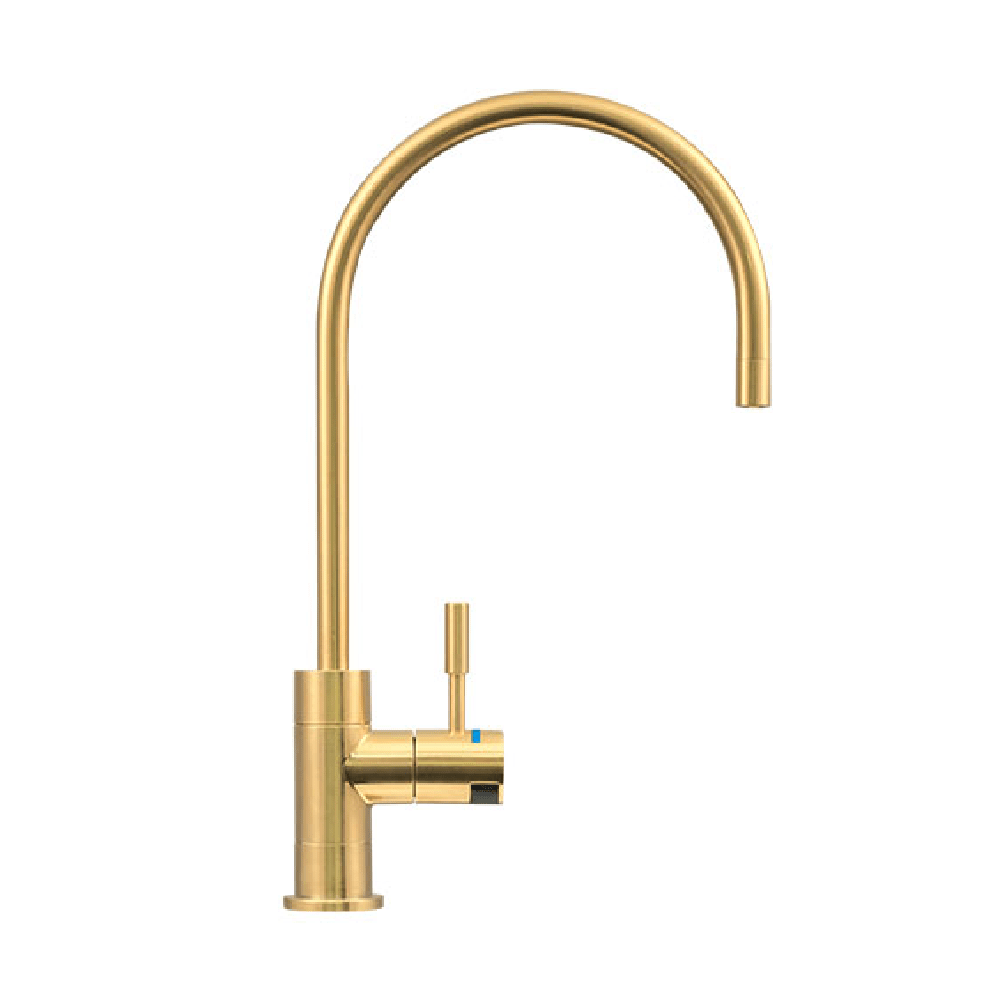 Puretec | Water Filter Tap NZ | Brushed Gold - The Kitchen Hub