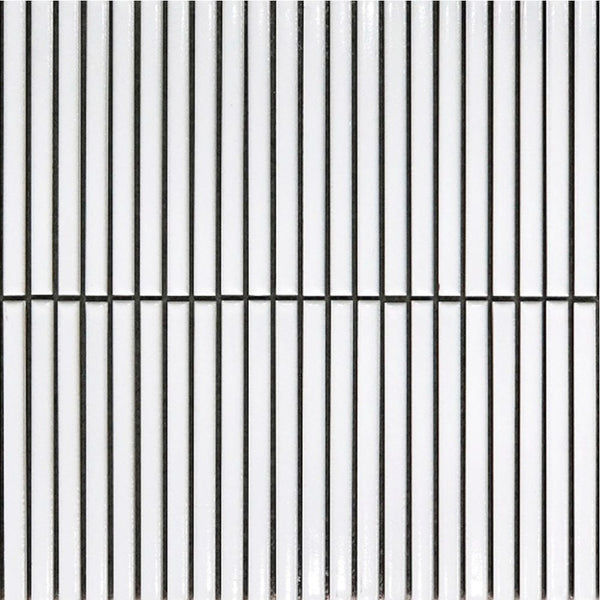 Tiles | Bar Mosaic Tile | Gloss White | Bathroom Tiles - The Kitchen Hub