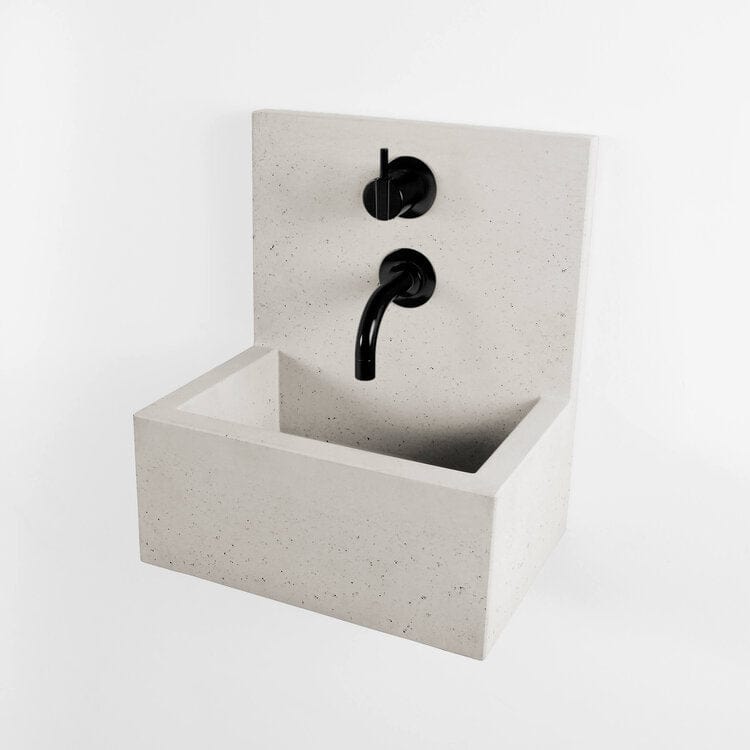 Small Basin | Vessel & Wall Basin | Kast Kern Mini Concrete Basin - The ...