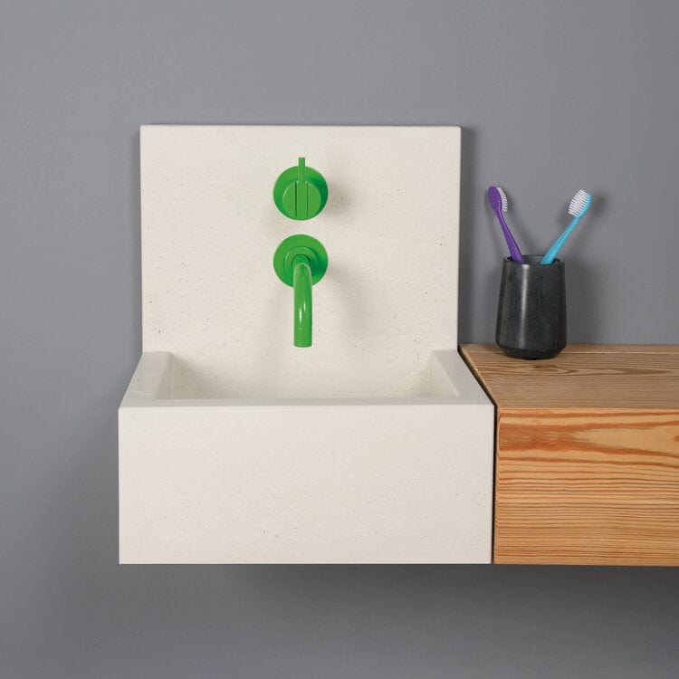 Small Basin | Vessel & Wall Basin | Kast Kern Mini Concrete Basin - The ...