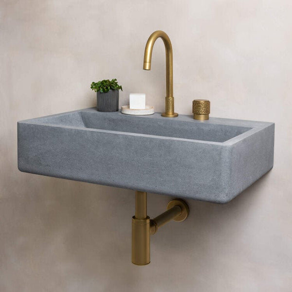 Vessel Basin | Wall Basin | Kast Nilo Concrete Basin - The Kitchen Hub
