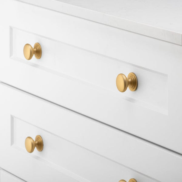 Iver Sarlat Cupboard Knob | Distressed Nickel | 32mm - The Kitchen Hub