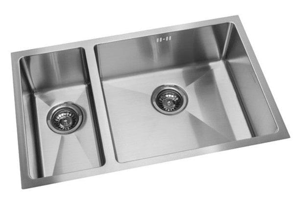 Kitchen Sink - Mercer DV205-L - Lincoln - Stainless steel double bowl ...