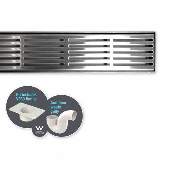 Allproof Vapour Vision Shower Channel Drain - The Kitchen Hub