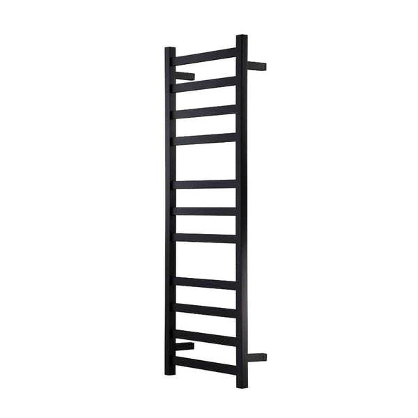 Heirloom Genesis 1220 Slimline Heated Towel Ladder | Black - The ...