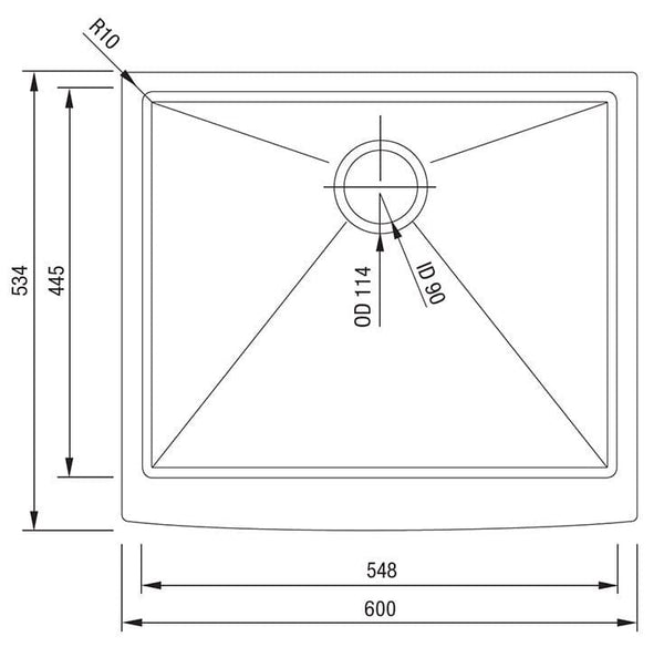 Sergio Major Butler Sink | Stainless Steel Butler Sink - The Kitchen Hub