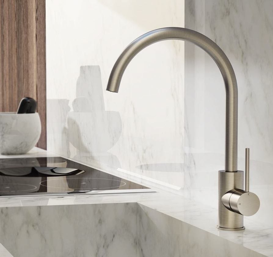 Buddy Kitchen Mixer Round Spout | Buddy Tapware NZ - The Kitchen Hub